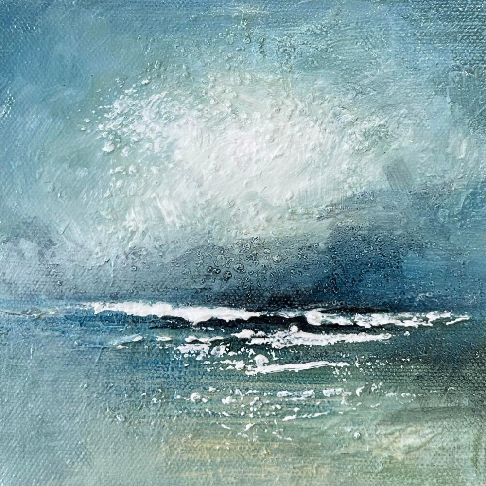 OCEAN 9 Mini Original Artwork – Frankie Creith Art Gallery